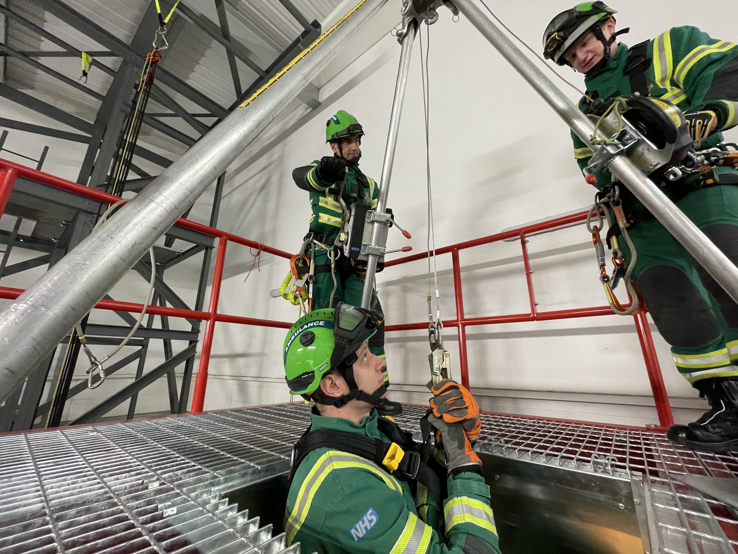 HART paramedics to benefit from confined-space training facility - NHS ...
