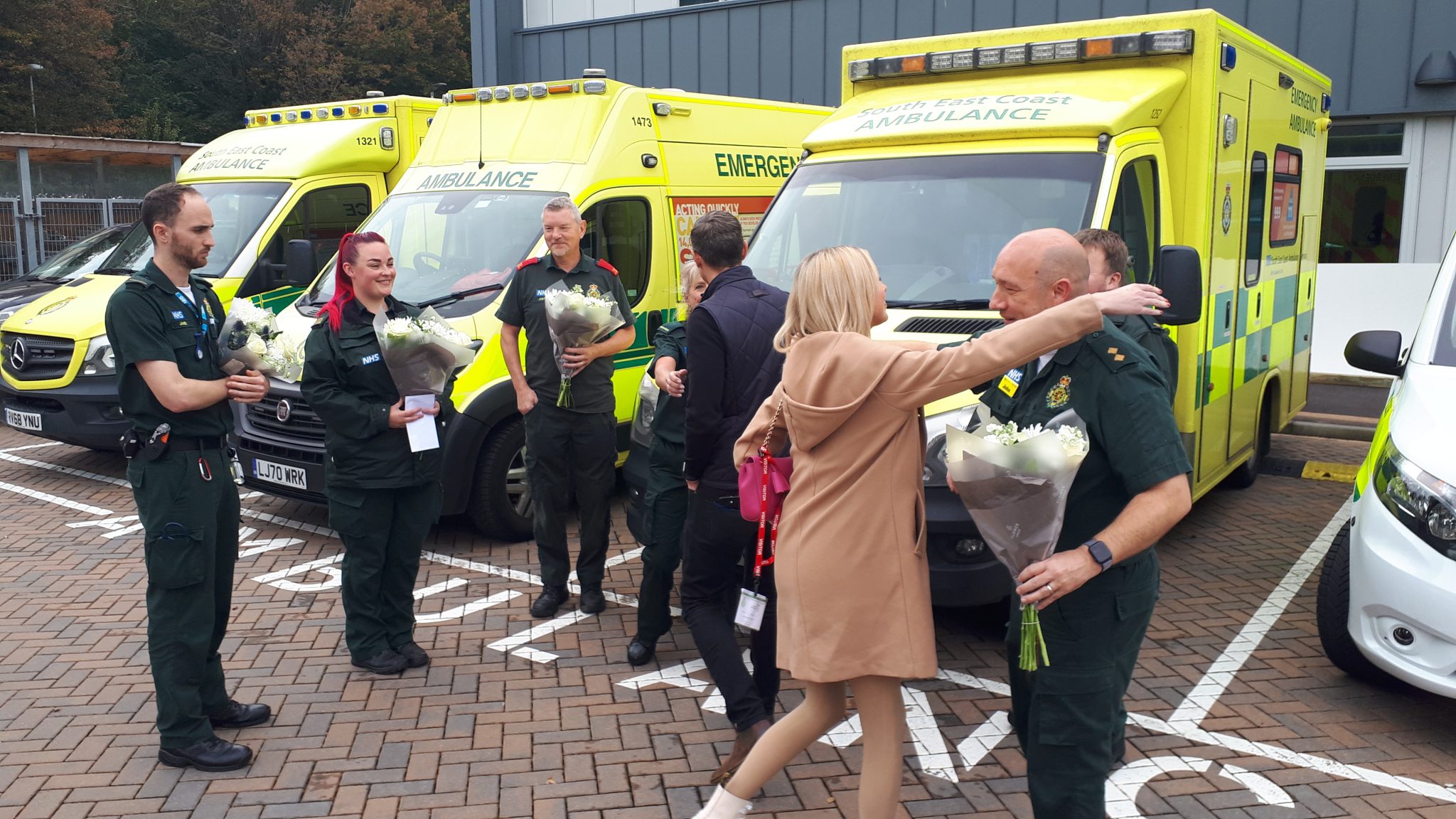 Sussex woman reunited with life-saving ambulance team - NHS South East ...