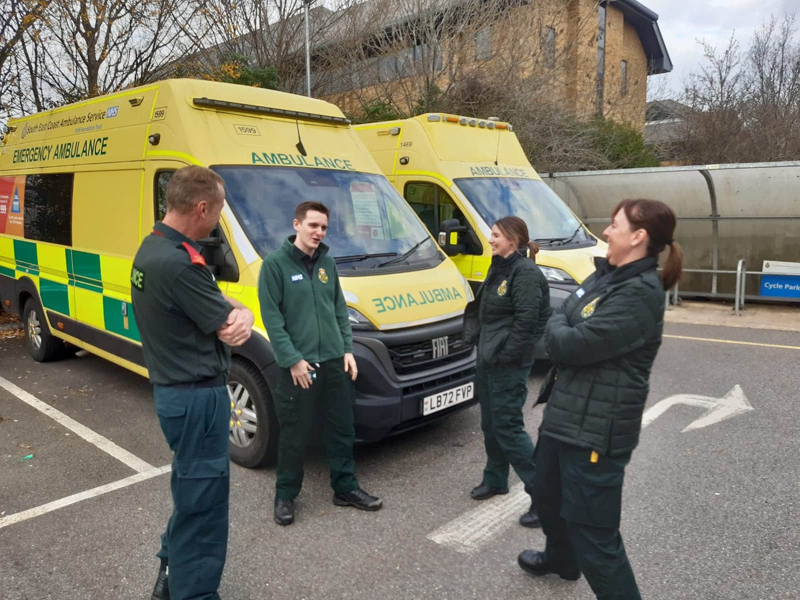 Patient, turned colleague, reunited with ambulance team - NHS South ...