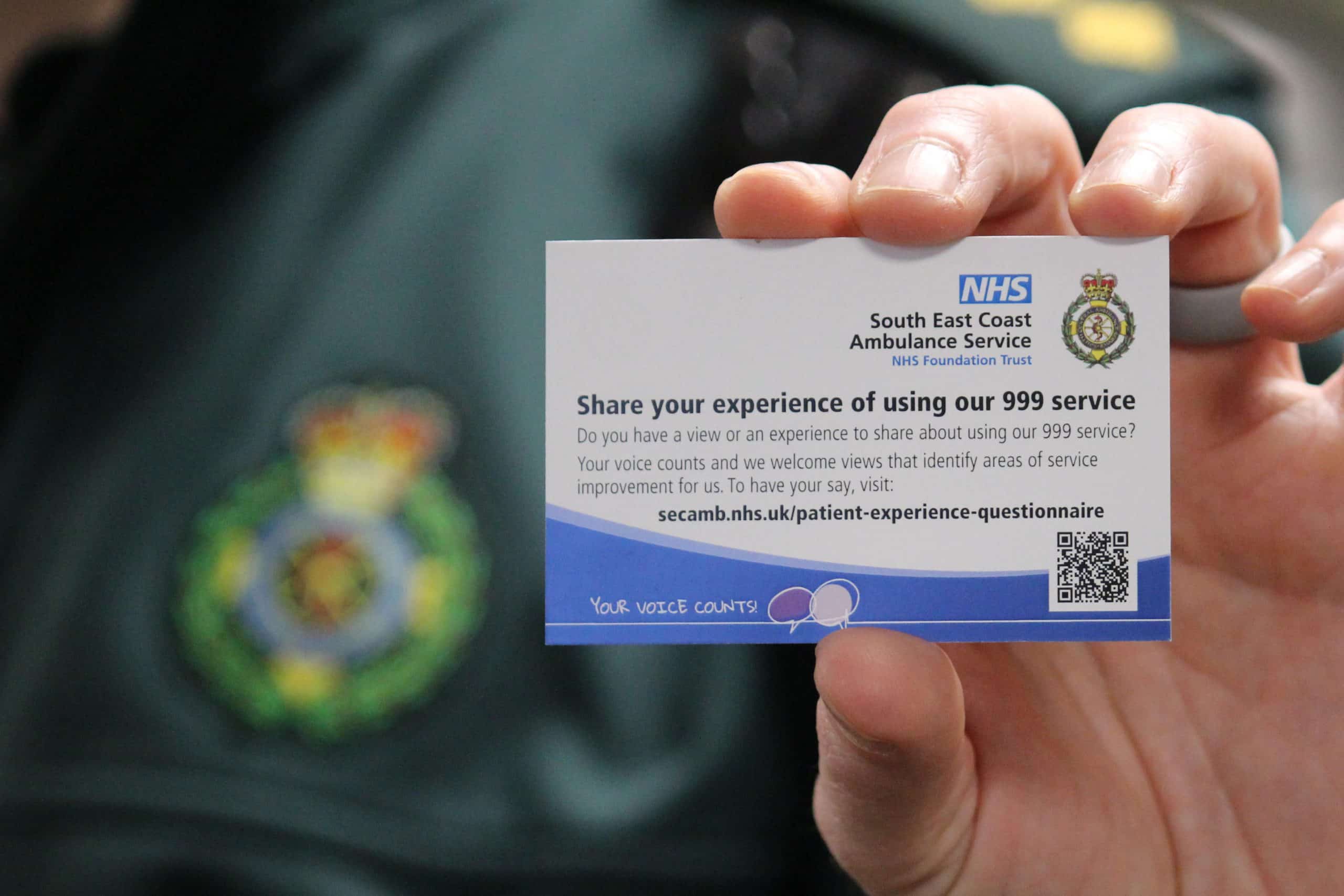 New cards to help deliver instant patient feedback - NHS South East ...