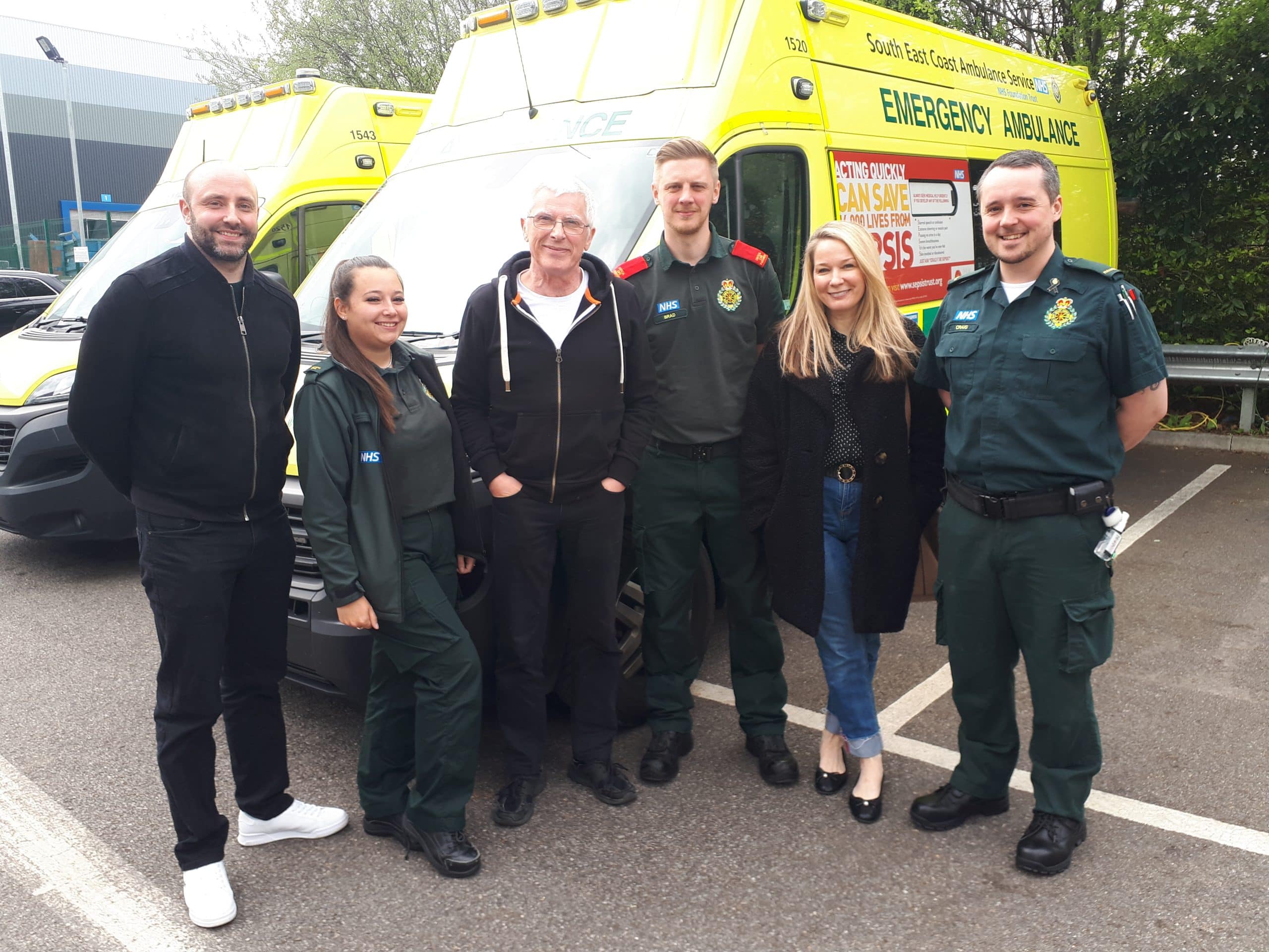Crawley cardiac arrest survivor thanks ambulance team - NHS South East ...