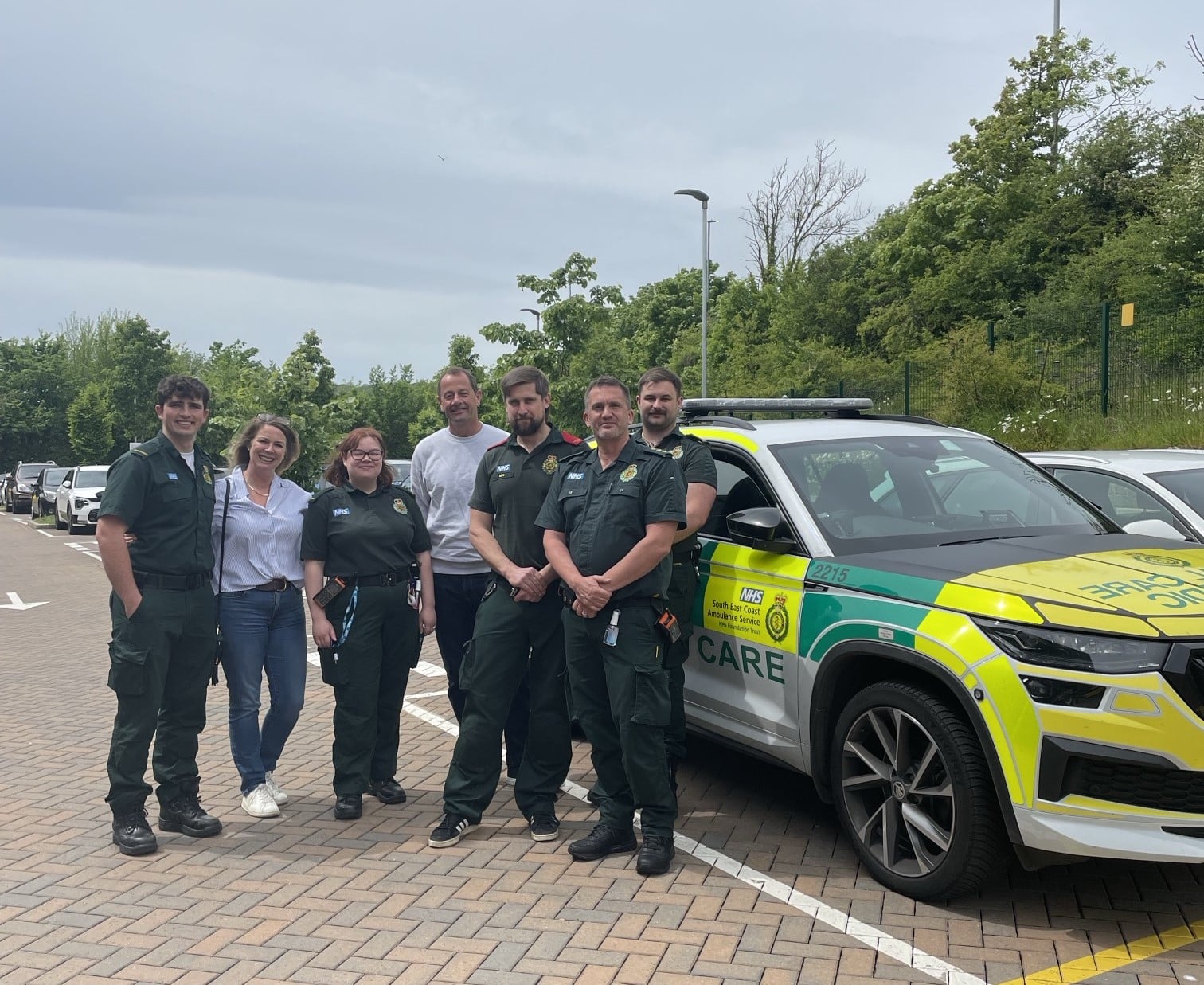 Brighton father grateful to reconnect with crew who saved his life ...