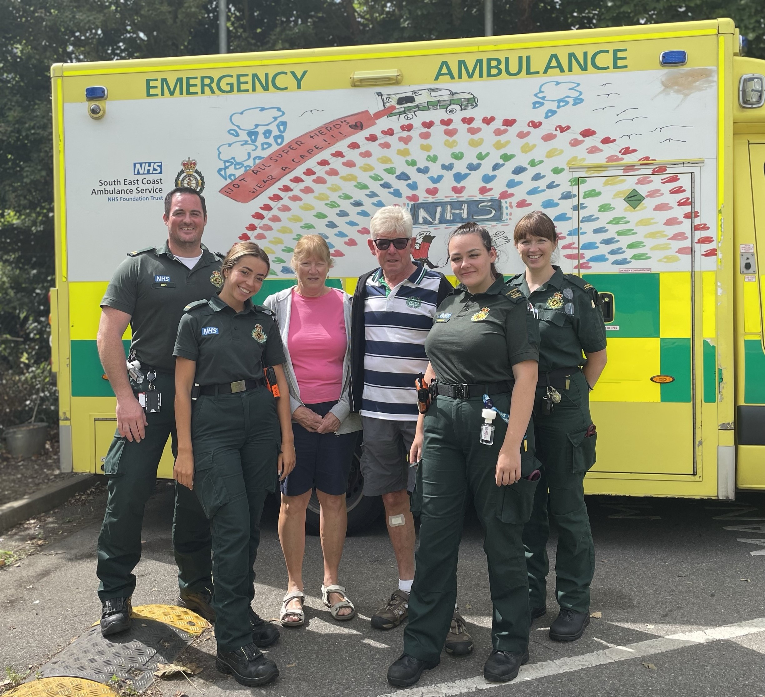 Margate cardiac arrest survivor reunites with ambulance crew - NHS ...