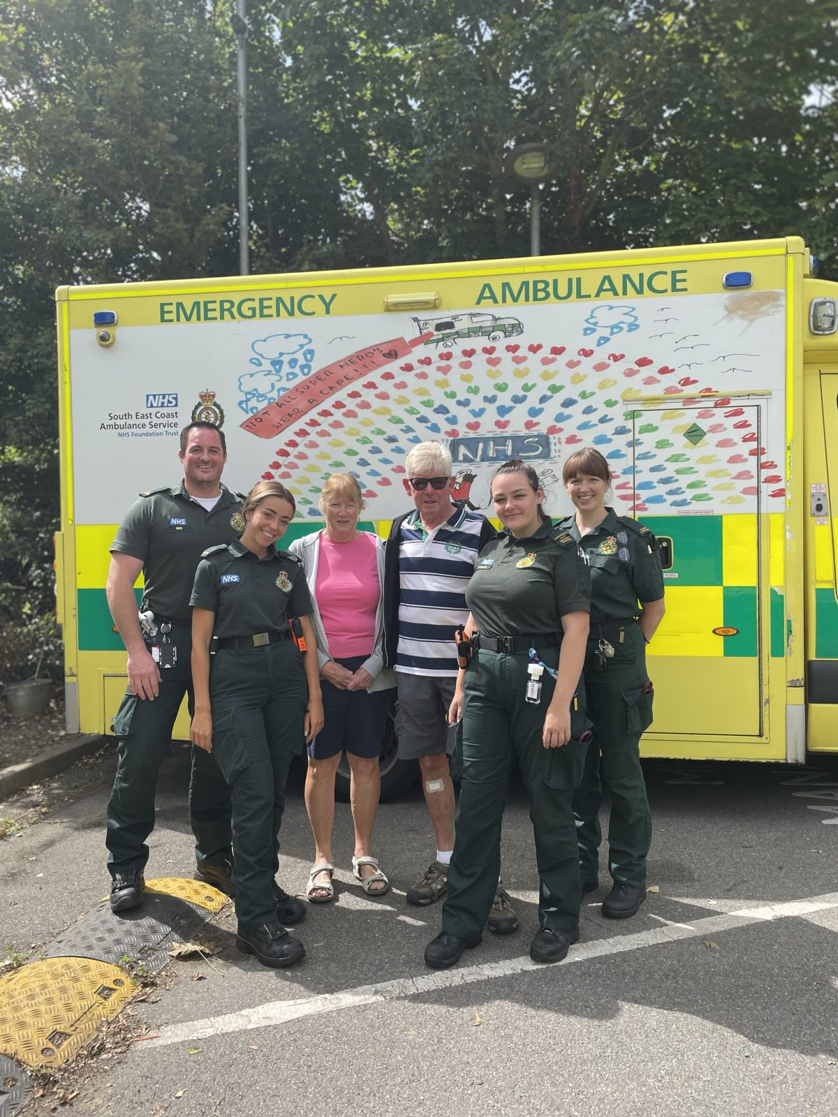 Margate cardiac arrest survivor reunites with ambulance crew - NHS ...