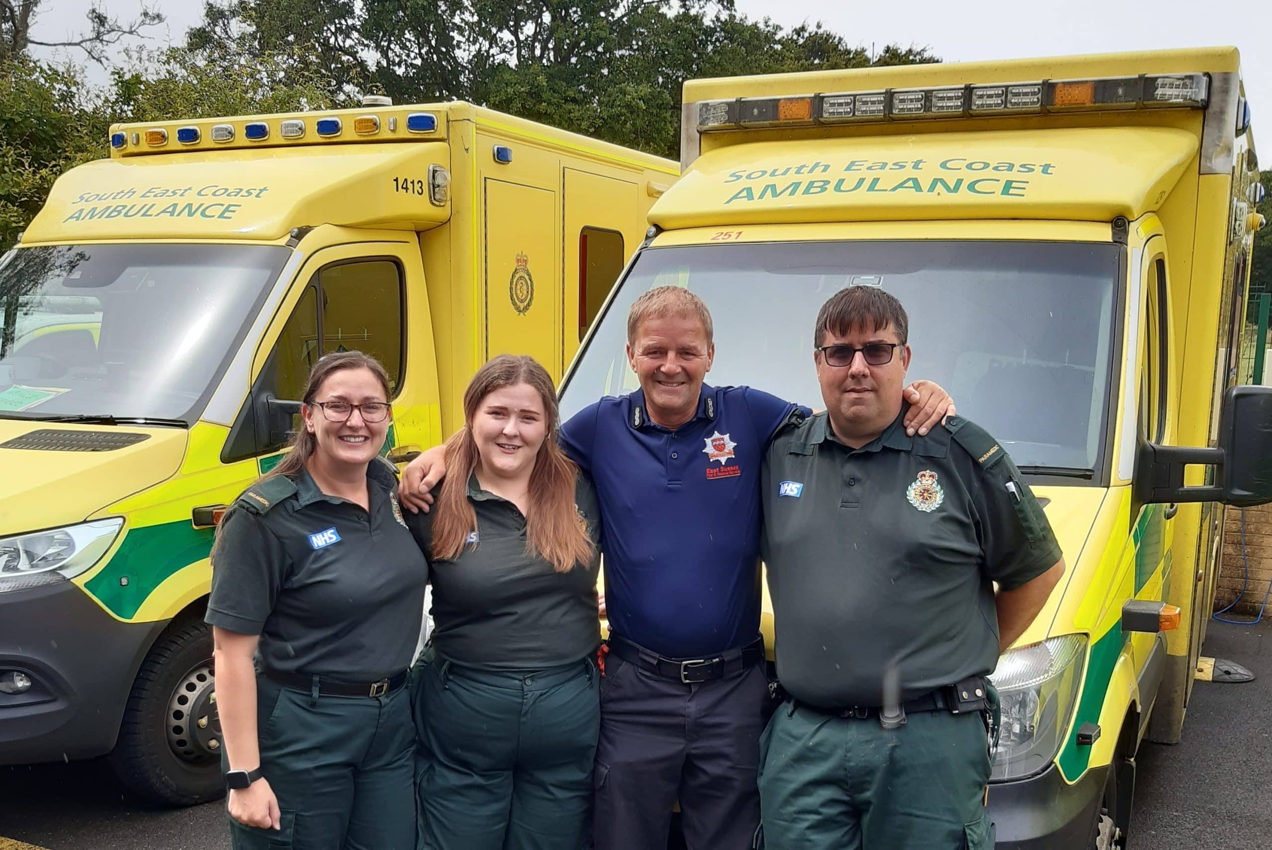 Eastbourne man thanks life-saving team - NHS South East Coast Ambulance ...