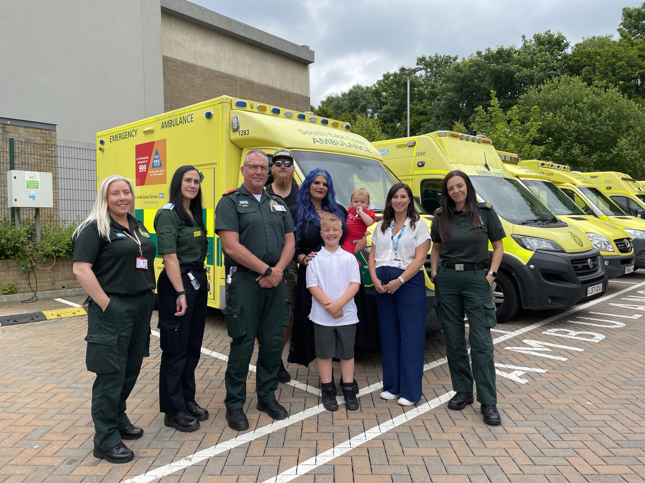 Mother's heartfelt reunion with ambulance team - NHS South East Coast ...