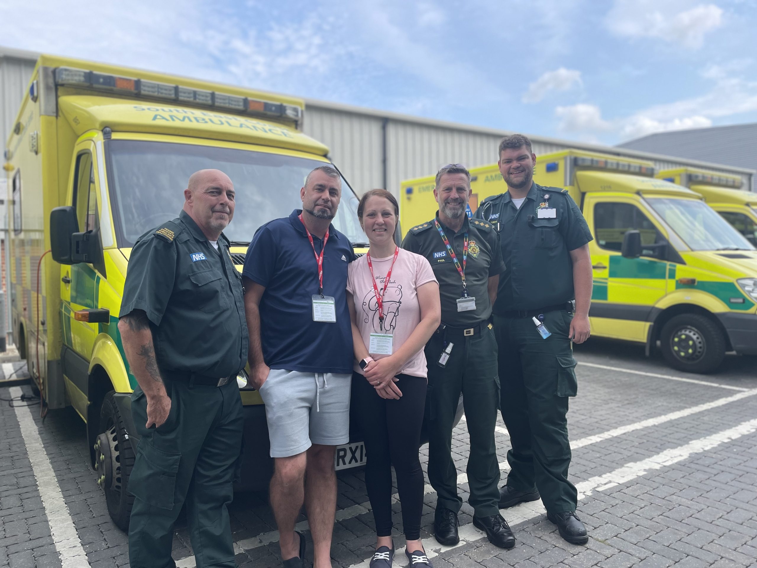 Mother of three and cardiac arrest survivor reunites with ambulance ...