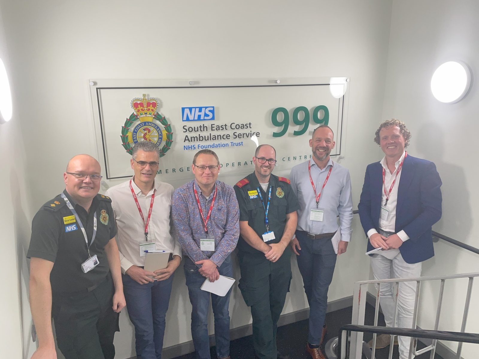 Brabant Regional Ambulance Service visits SECAmb to explore clinical ...
