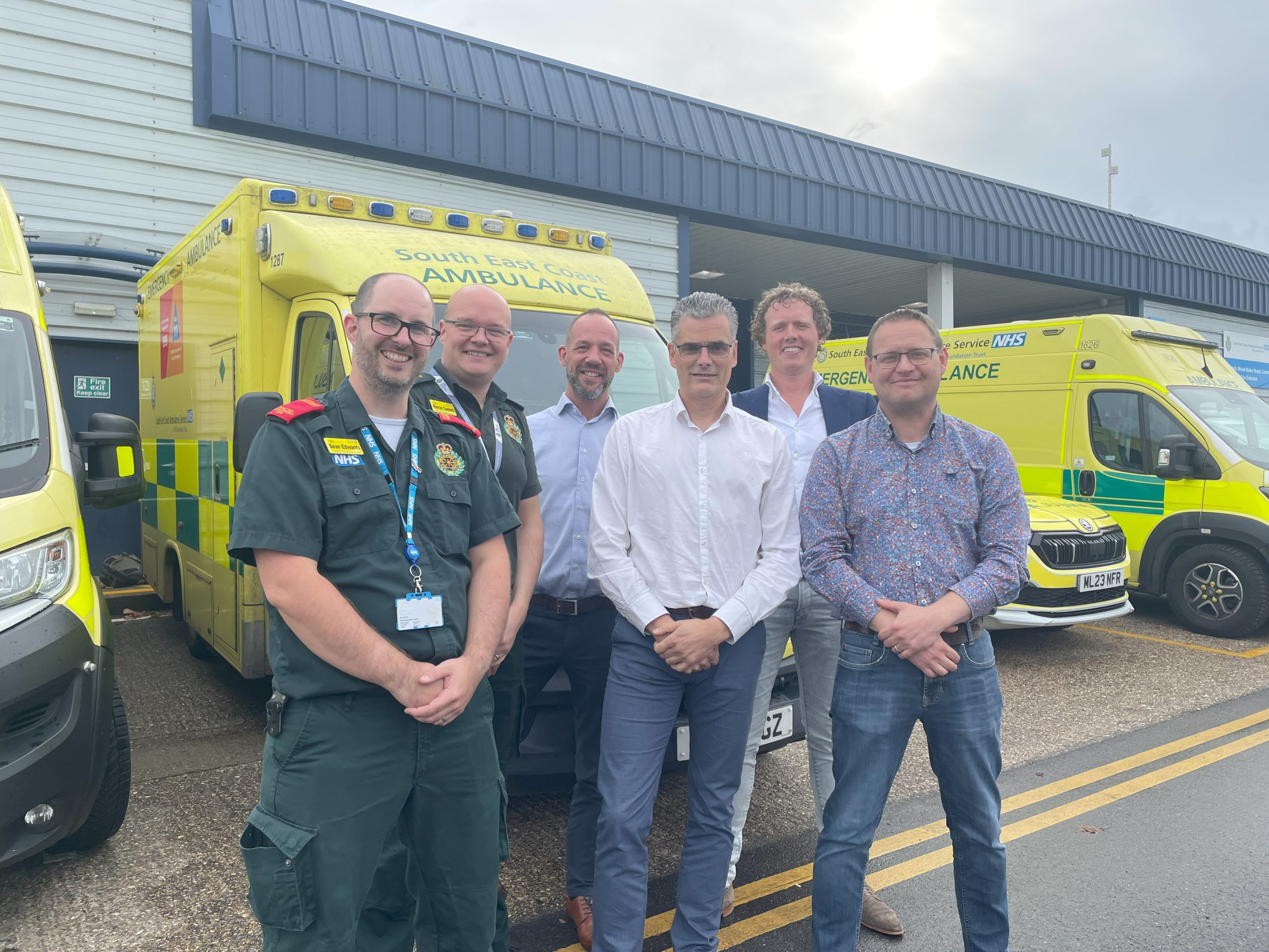 Brabant Regional Ambulance Service visits SECAmb to explore clinical ...