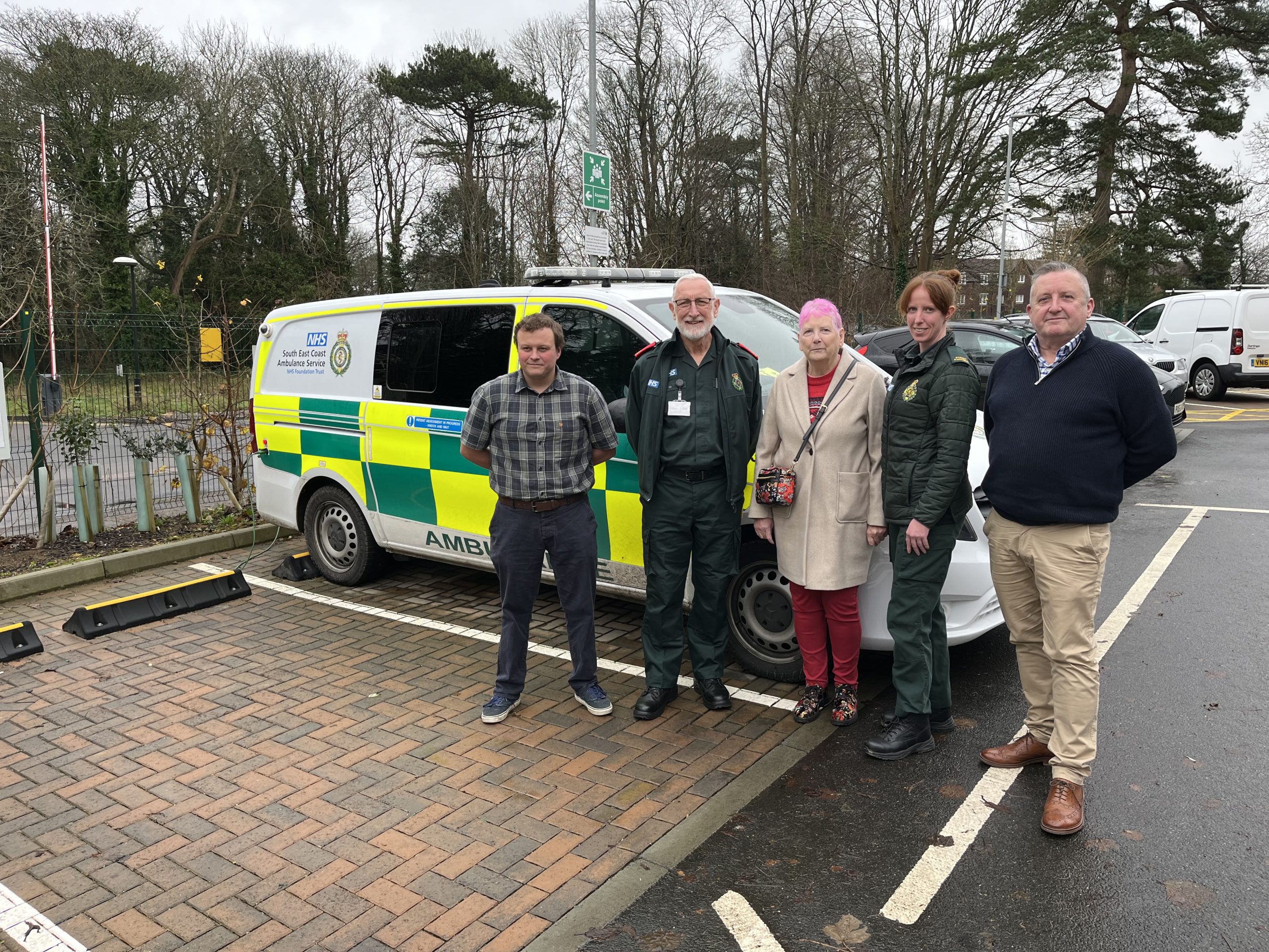 Sussex woman reunites with her lifesaving heroes after 4 years - NHS ...