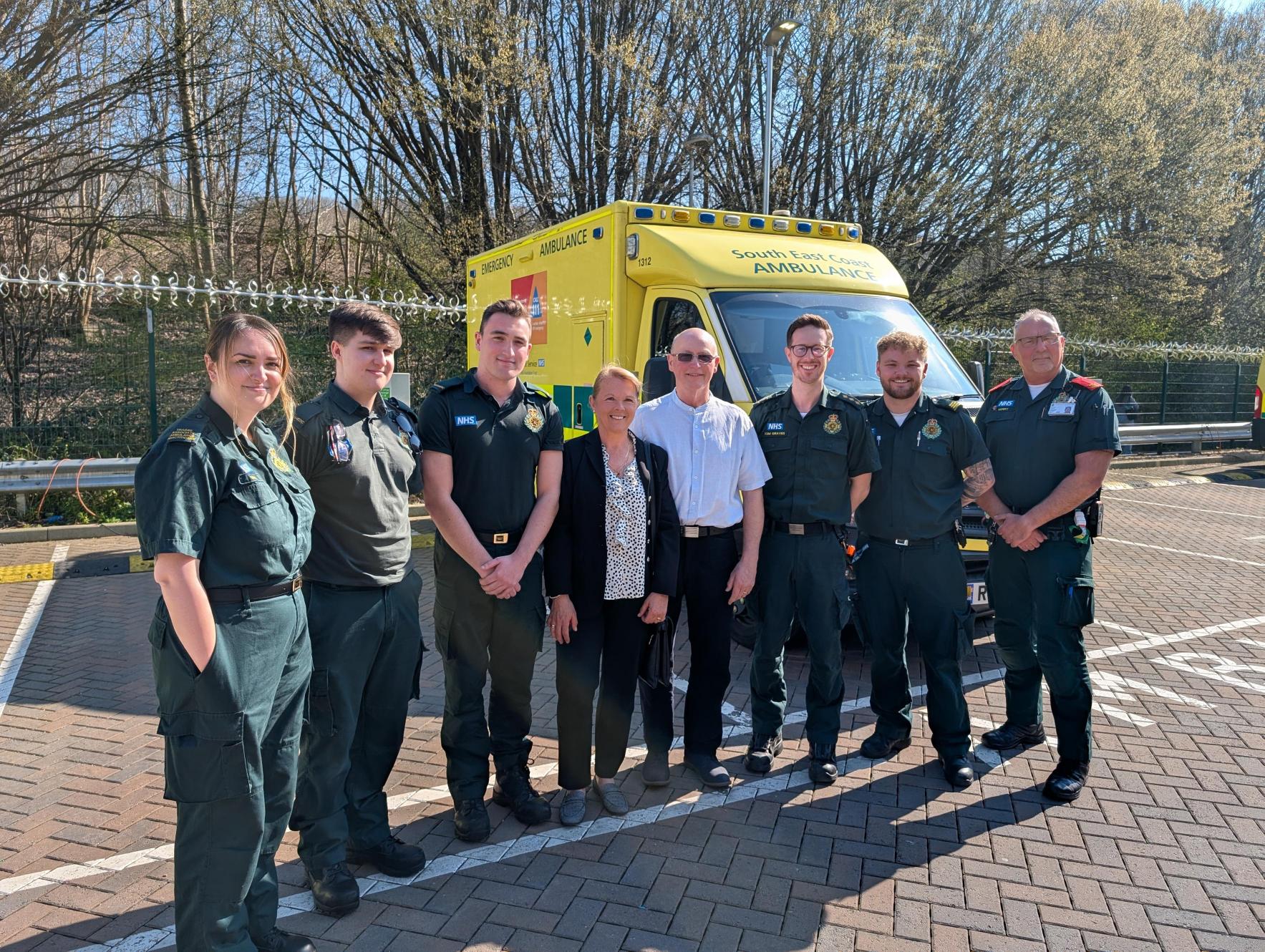 Brighton cardiac arrest survivor reunites with 999 heroes after ...