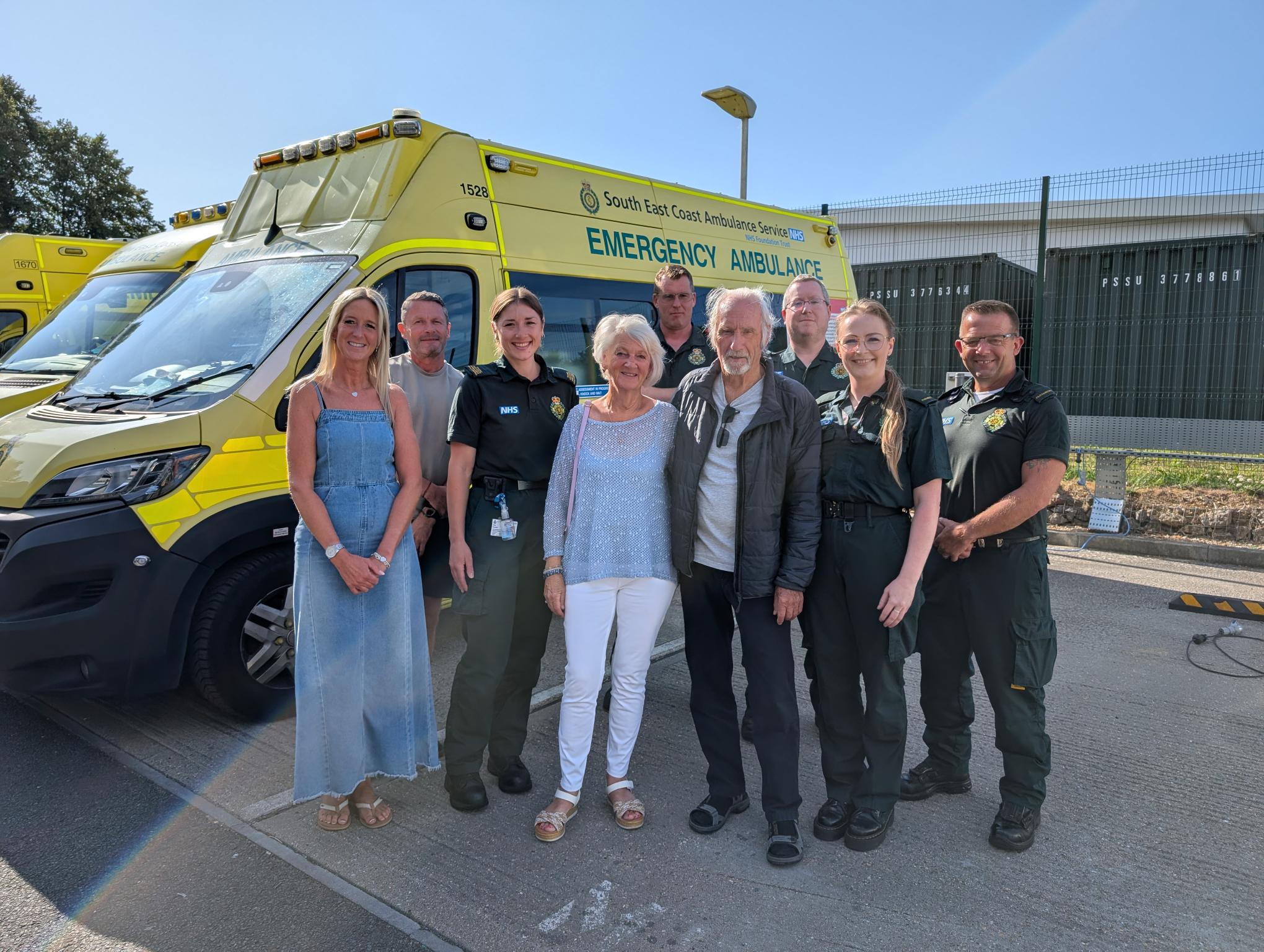 Sussex miracle cardiac arrest survivor reunites with his life-savers ...
