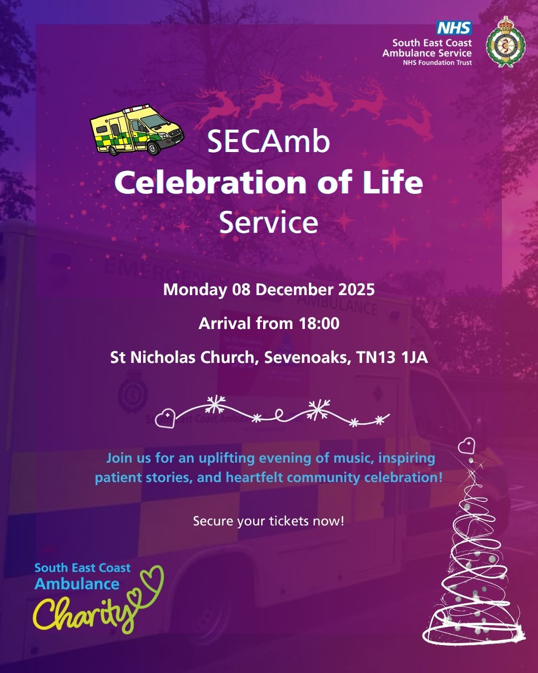 Festive service a chance to celebrate and reflect - NHS South East ...